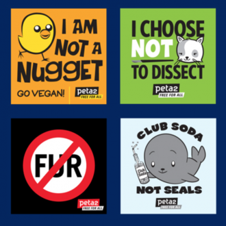 Free PETA Animal Stickers | LatestFreeStuff.co.uk