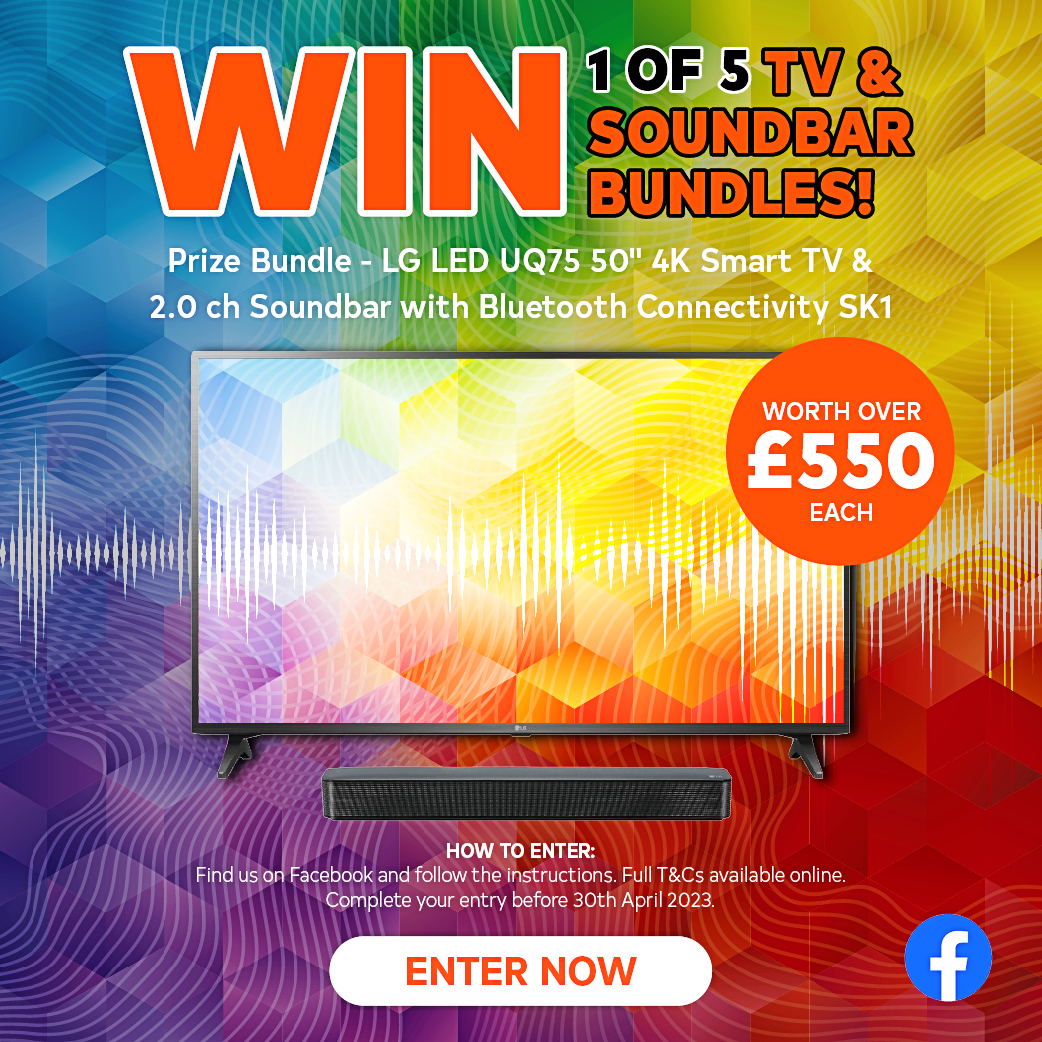 Win a 50″ LG 4k Smart TV & Soundbar (Worth £550+) | LatestFreeStuff.co.uk