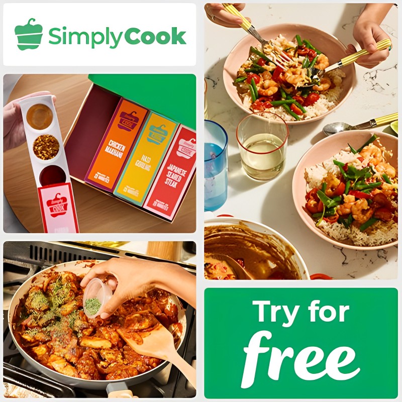Try SimplyCook For Free (Worth £9.99) | LatestFreeStuff.co.uk