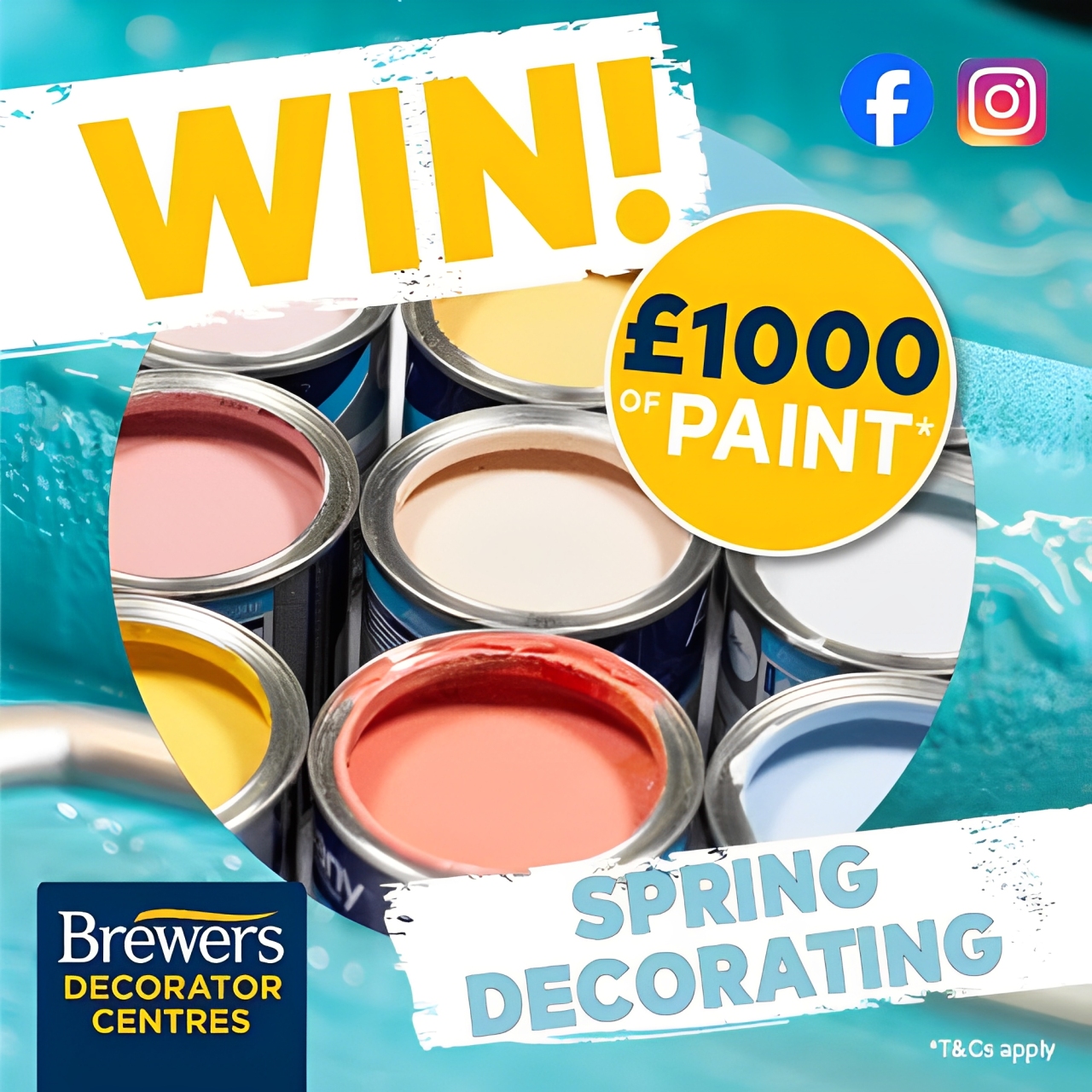 Win £1,000 Worth Of Paint | LatestFreeStuff.co.uk