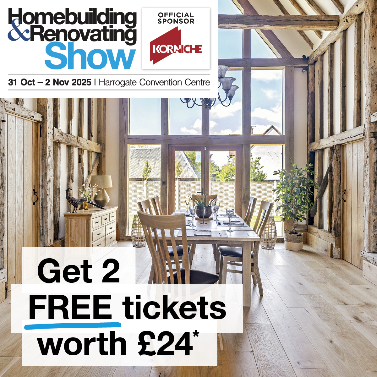 Free Ideal Home Show Tickets 2025 (Worth £44) | LatestFreeStuff.co.uk