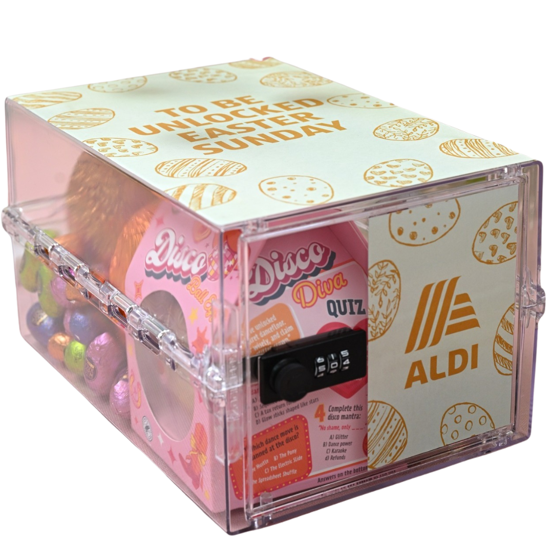 Free Aldi Lockable Easter Egg Box | LatestFreeStuff.co.uk