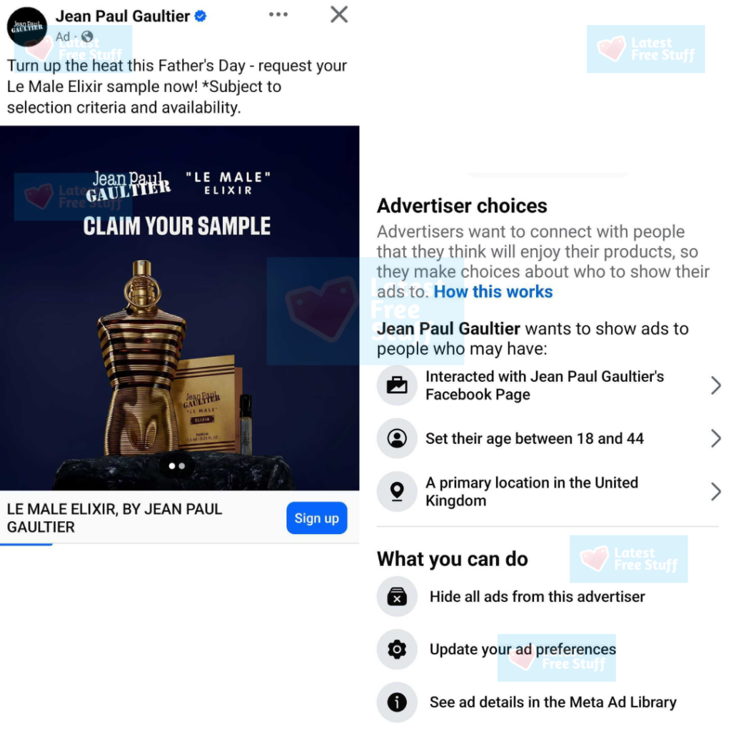 How To Claim Free Jean Paul Gaultier Aftershave | Latest Free Stuff ...